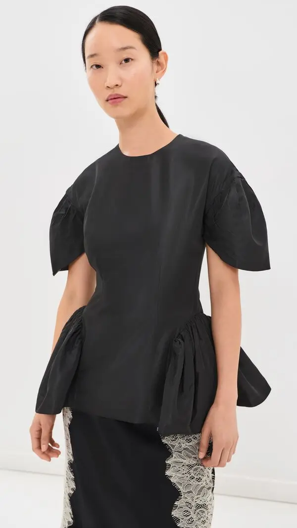 Simone Rocha Sculpted Peplum Top