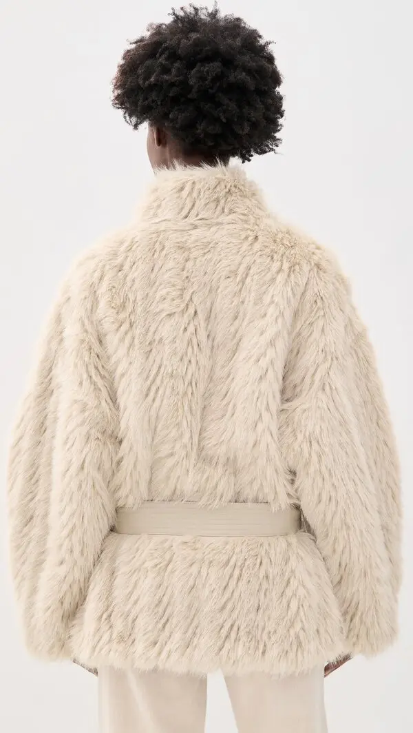 Source Unknown Ilaria Faux Fur Coat