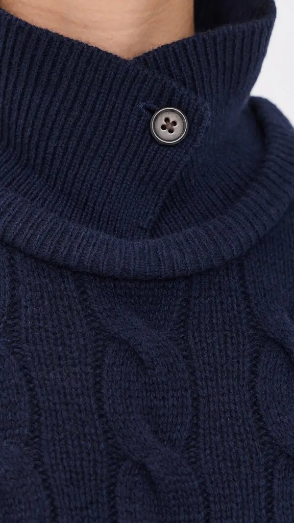 Polo Ralph Lauren Collared Cable Knit Sweater