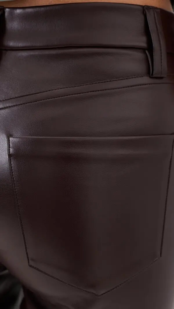 Joe's Jeans The Lyra Slim Ankle Vegan Leather Pants