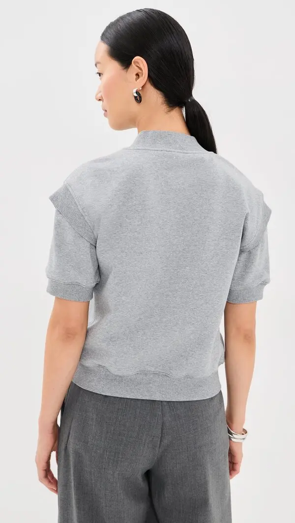 3.1 Phillip Lim V Neck French Terry Top