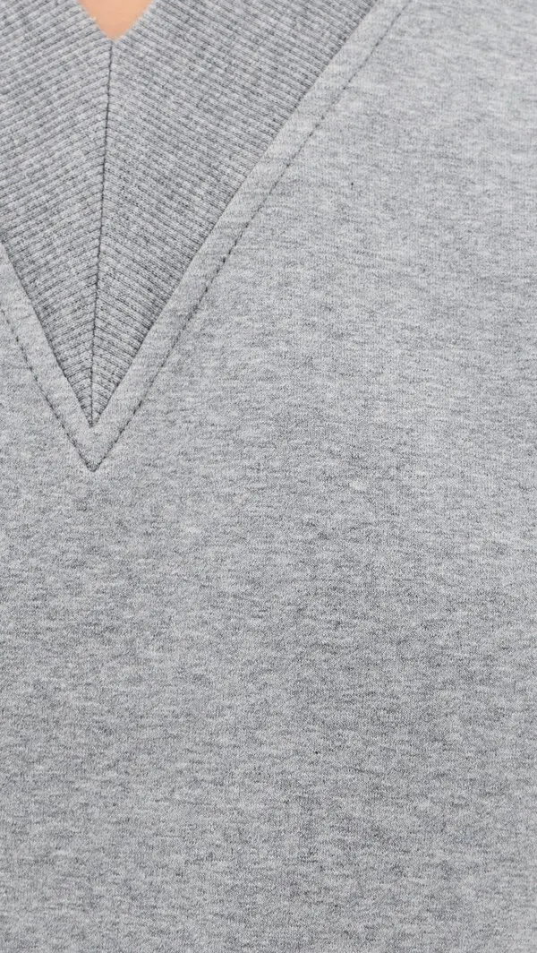 3.1 Phillip Lim V Neck French Terry Top