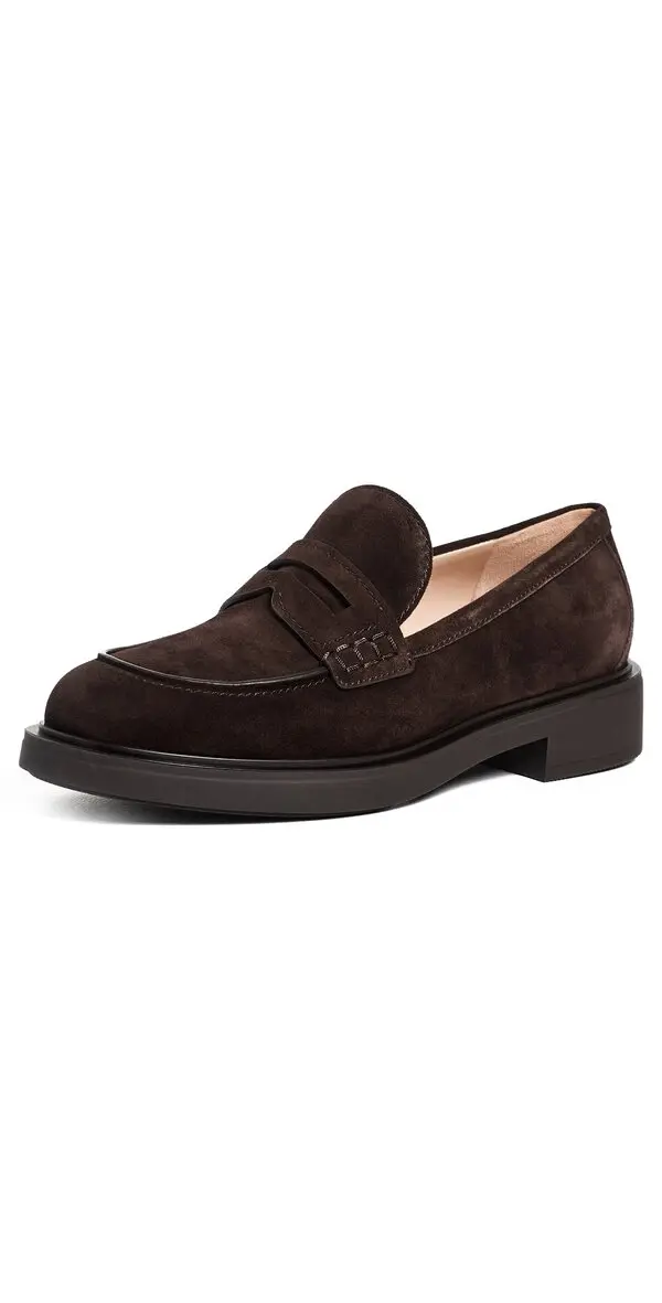 GIANVITO ROSSI Suede Loafers