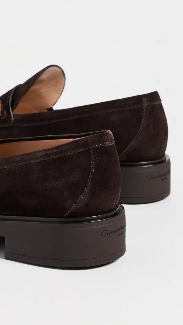 GIANVITO ROSSI Suede Loafers