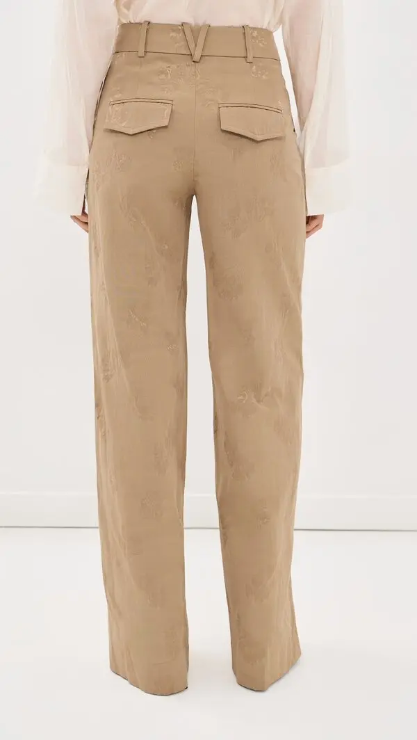 Veronica Beard Cole Wide Leg Trousers