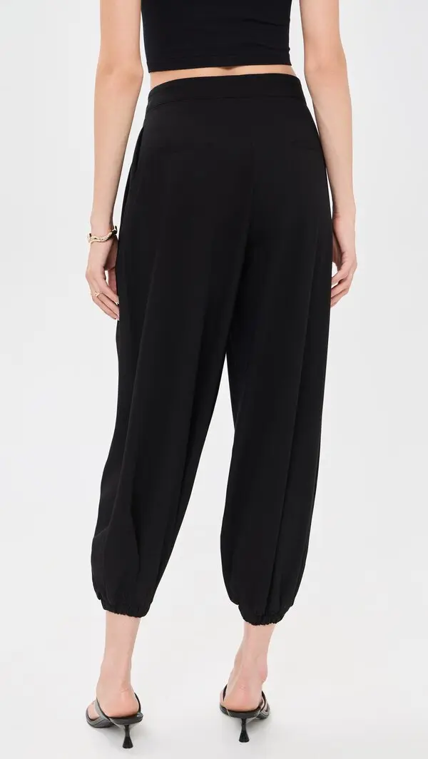 Source Unknown Giacca Ruched Balloon Leg Trousers - Black