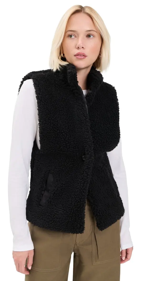 THE LULO PROJECT Amparo Faux Fur Vest