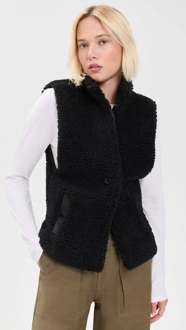 THE LULO PROJECT Amparo Faux Fur Vest