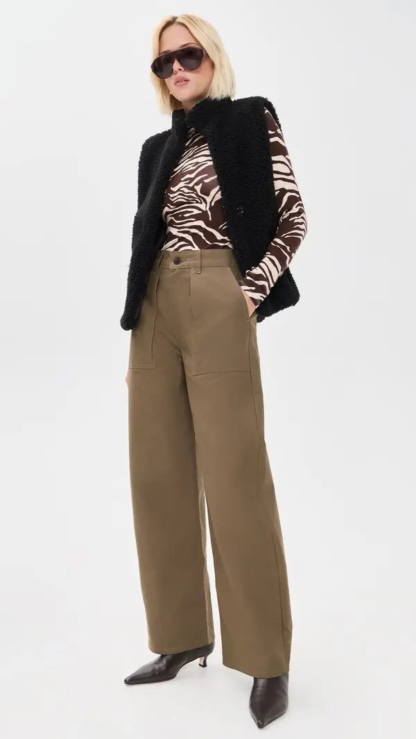 THE LULO PROJECT Amparo Faux Fur Vest