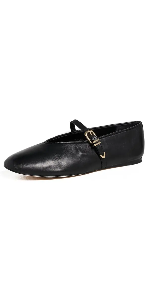 FAVORITE DAUGHTER Margot Flats - Black