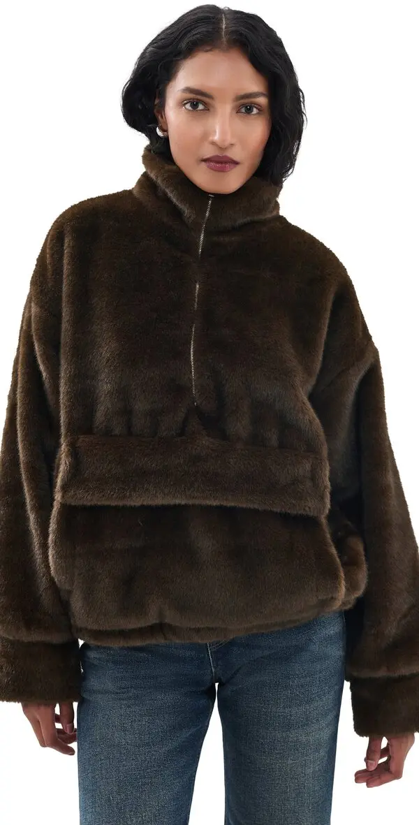 Source Unknown Zvika Faux Fur Anorak