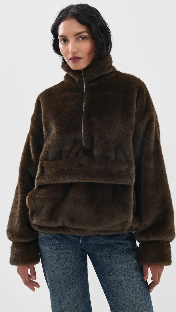 Source Unknown Zvika Faux Fur Anorak