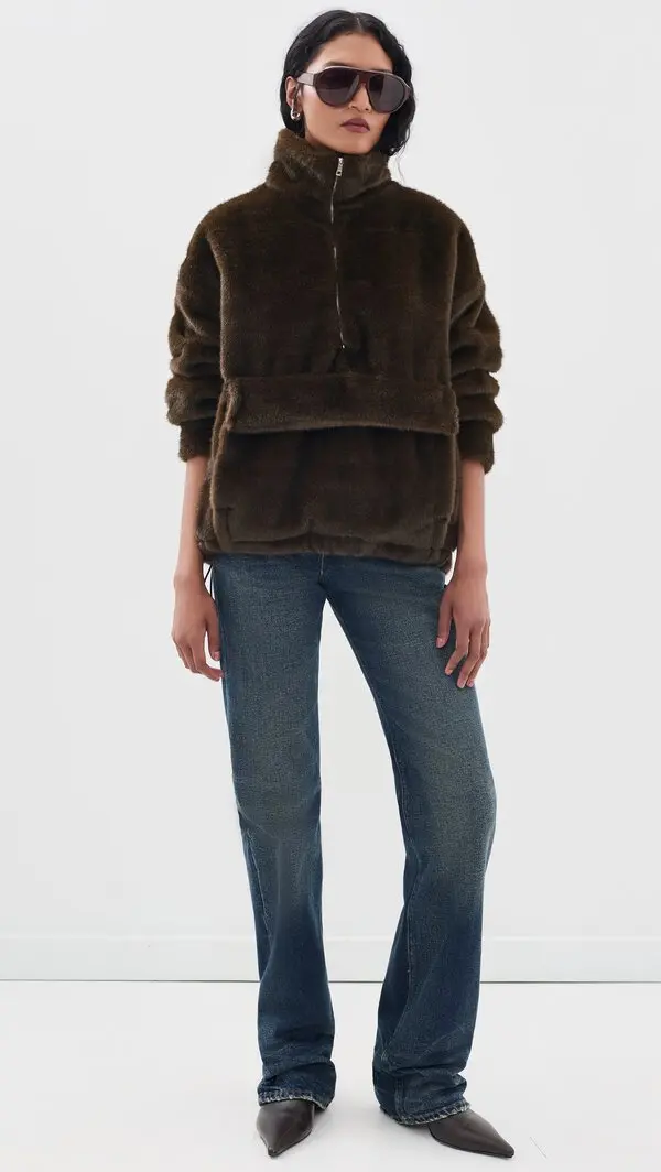 Source Unknown Zvika Faux Fur Anorak