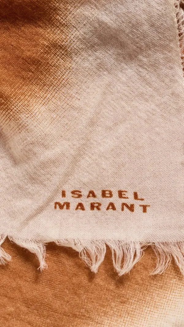 Isabel Marant Étoile Alecia Cashmere Wool Scarf - Caramel