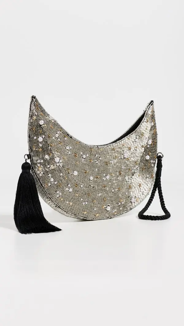 SIMONMILLER Beaded Crescent Wristlet