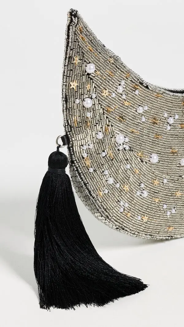 SIMONMILLER Beaded Crescent Wristlet