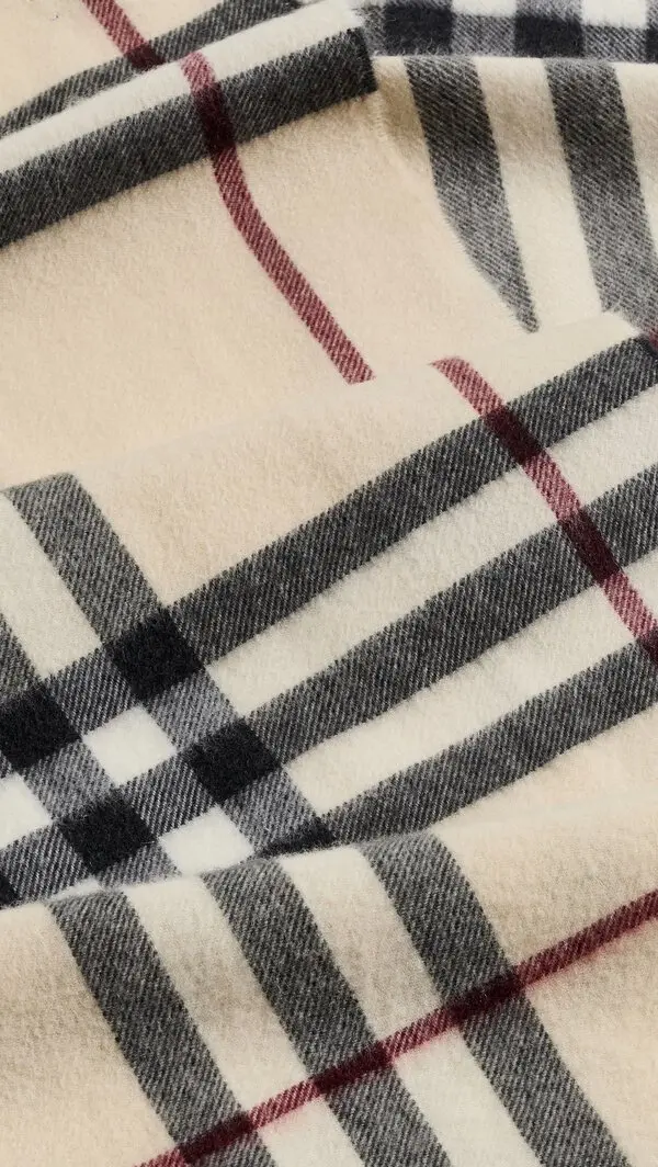 Burberry Check Cashmere Scarf