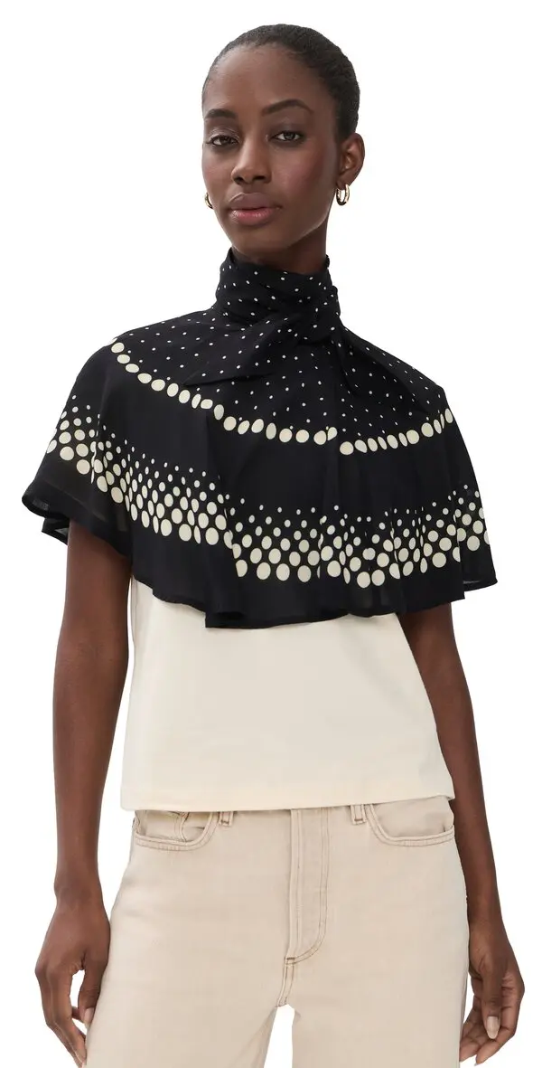 Sea Elly Polka Print Cape T-shirt