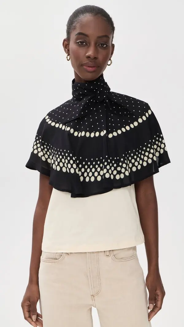 Sea Elly Polka Print Cape T-shirt