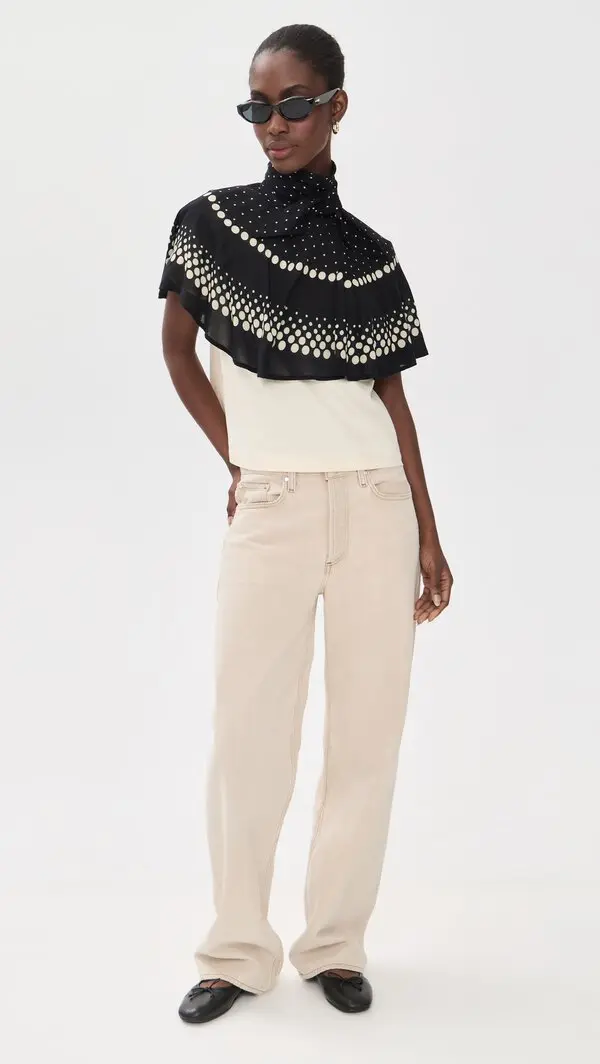 Sea Elly Polka Print Cape T-shirt