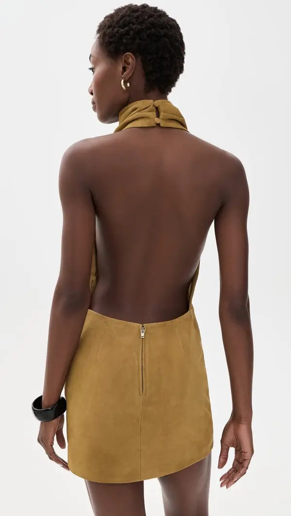 Retrofete Zoriel Suede Dress