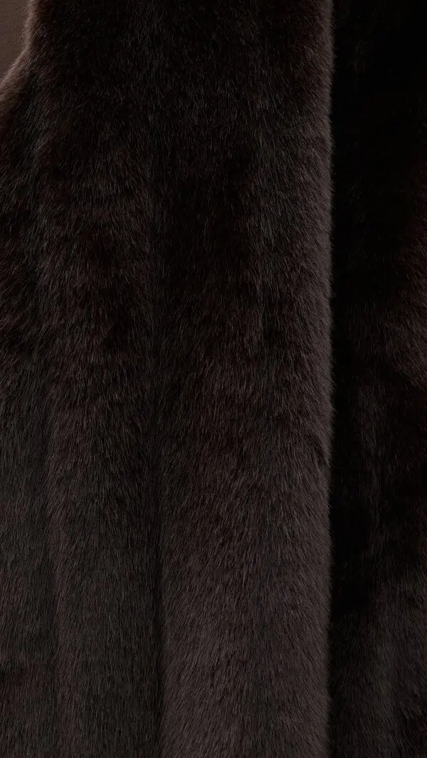 Source Unknown Dhanila Faux Fur Coat