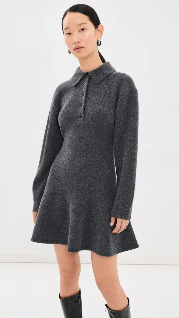 3.1 Phillip Lim Wool Blend Polo Mini Dress