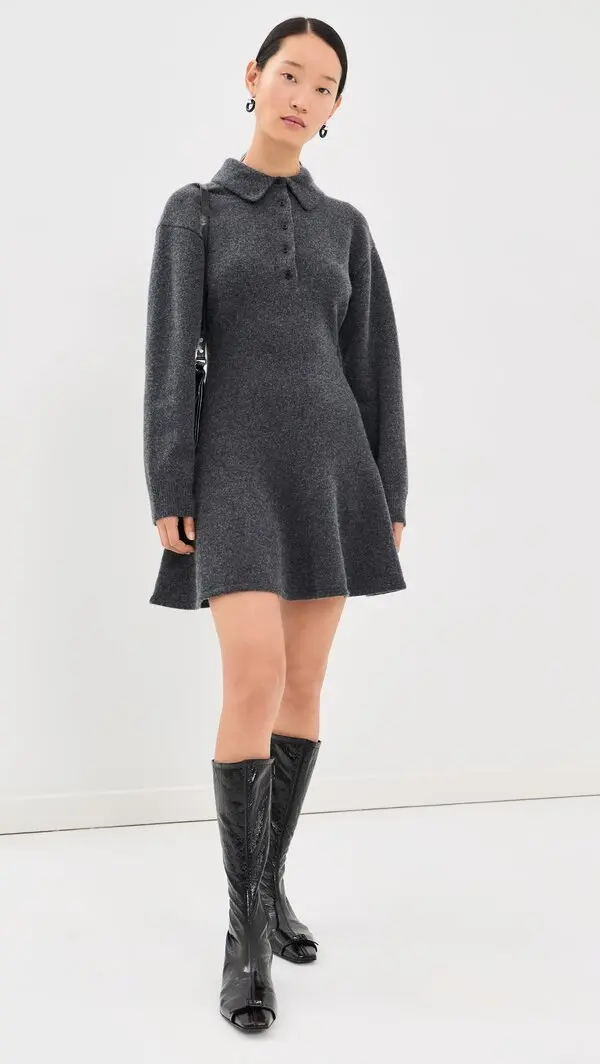 3.1 Phillip Lim Wool Blend Polo Mini Dress