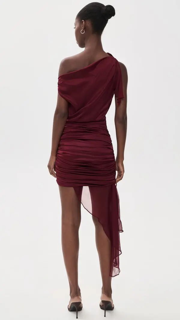 Staud Athena Asymmetrical Dress