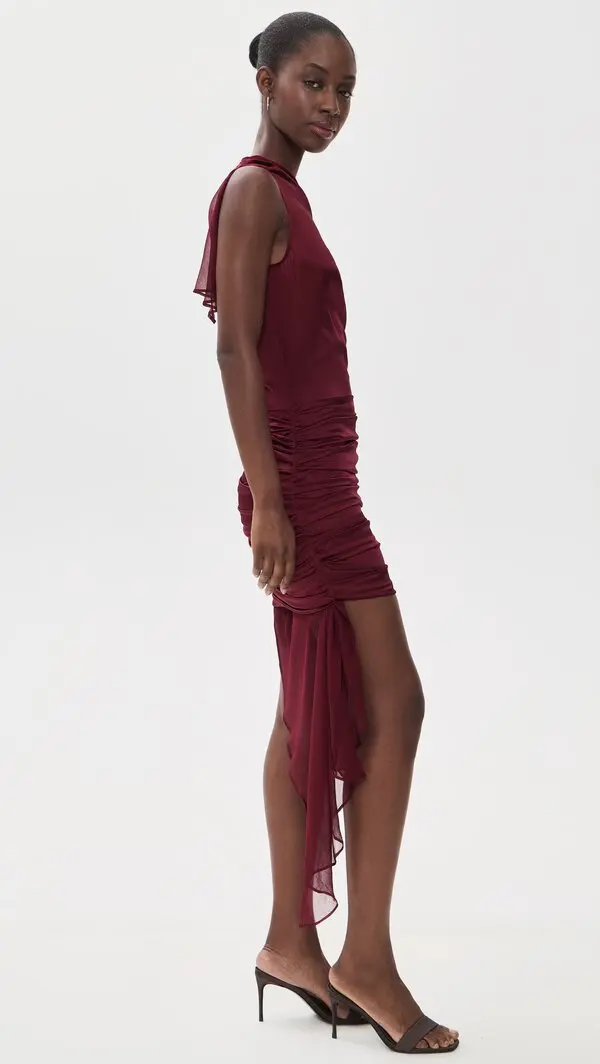 Staud Athena Asymmetrical Dress