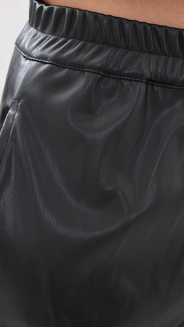 WAYF Camryn Faux Leather Balloon Pants