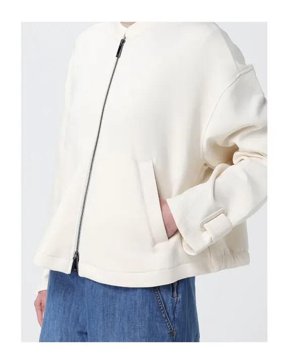 Emporio Armani Zip-up Crewneck Jacket