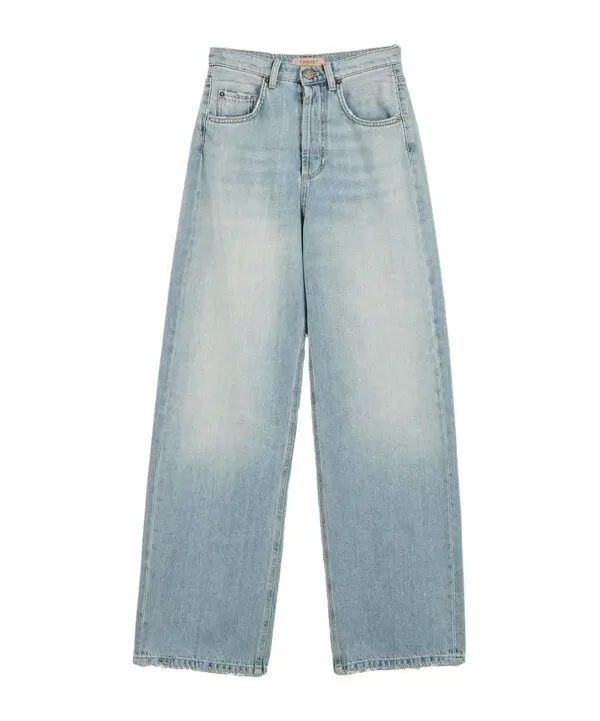 TWINSET Logo-patch Straight-leg Jeans