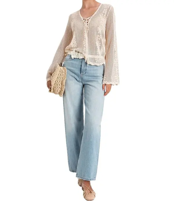 TWINSET Logo-patch Straight-leg Jeans