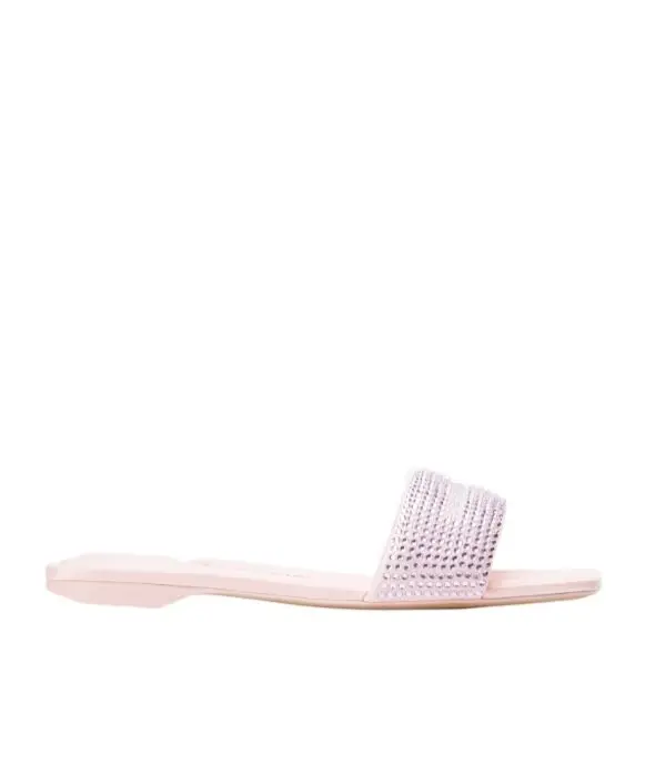 Alexander Wang Embellished Hotfix Vy Sandals - Pink