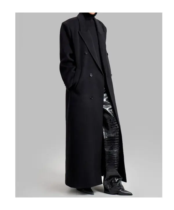 THE FRANKIE SHOP Gaia Double Breasted Coat