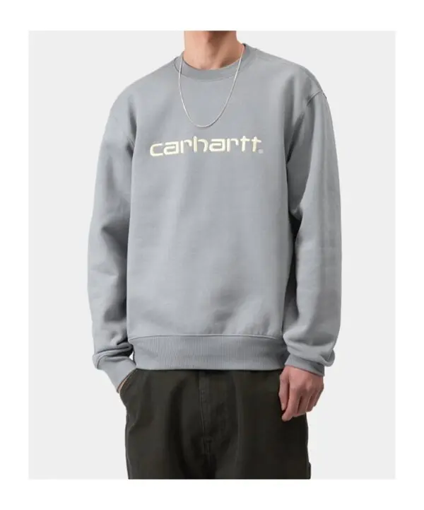Carhartt Work In Progress Logo Crewneck Sweatshirt