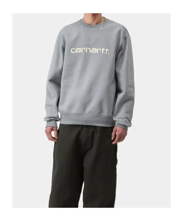 Carhartt Work In Progress Logo Crewneck Sweatshirt