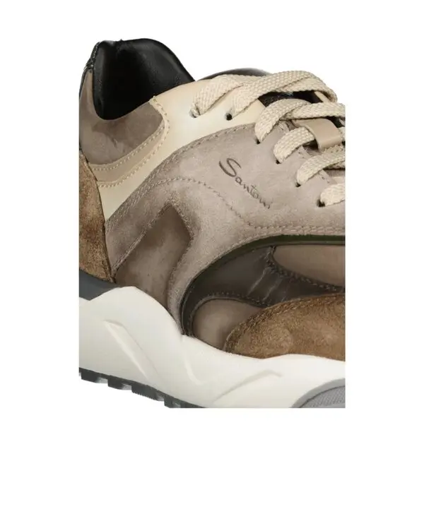 Santoni Round-toe Sneakers