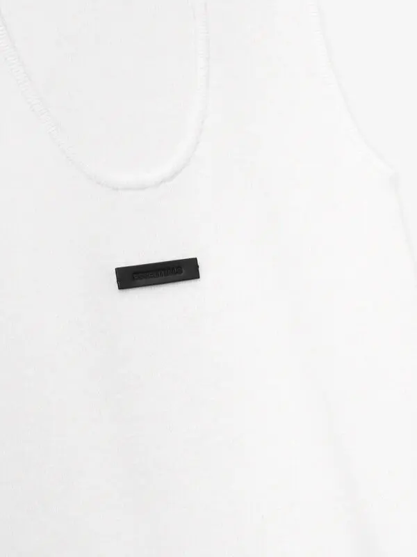 Fear Of God Logo Plaque Tank Top