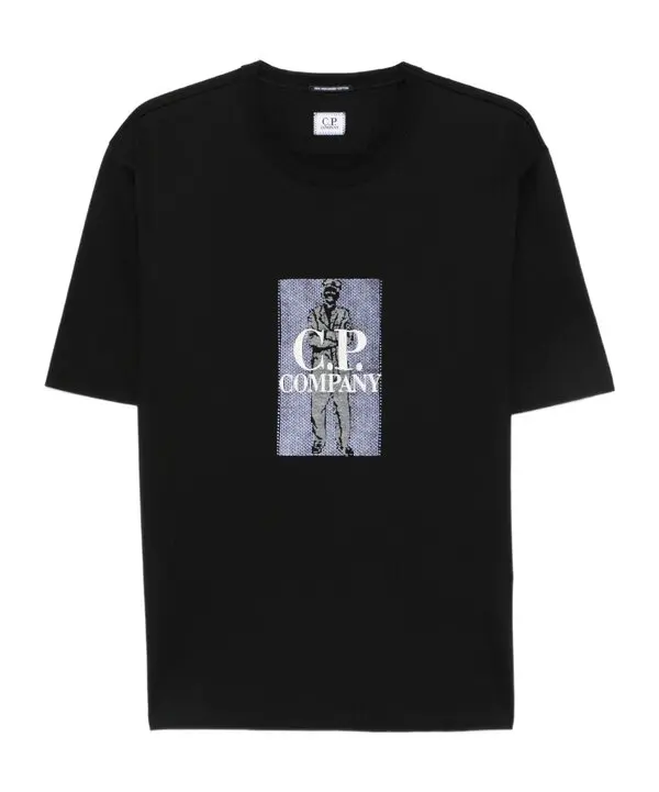 C.P. COMPANY Short-sleeved T-shirt - Black