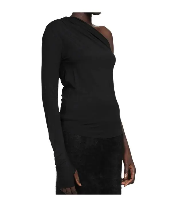 THOM KROM One-shoulder Thumb-slot Top