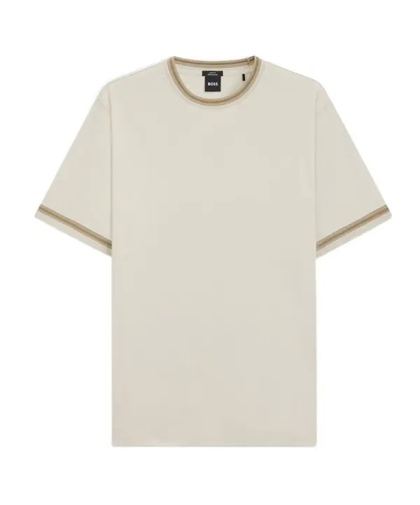 Hugo Boss Contrast-tipping Slim-fit T-shirt
