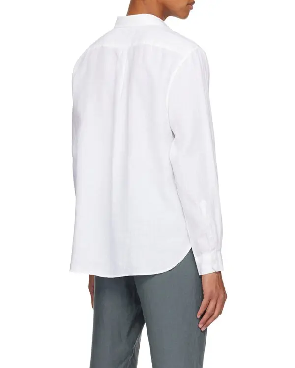 Vince Long-sleeve Linen Shirt