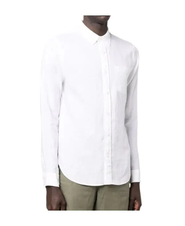 Vince Long-sleeve Linen Shirt