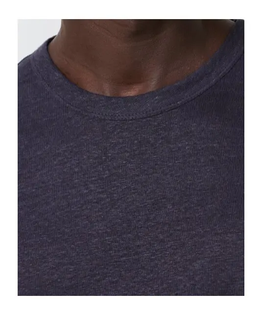 Officine Générale Garment-dyed Linen T-shirt - Navy Ink