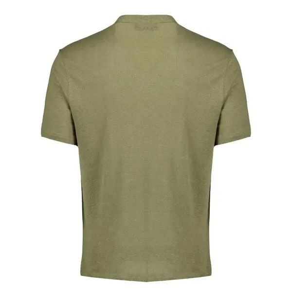 Officine Générale Garment-dyed Linen T-shirt - Burnt Olive