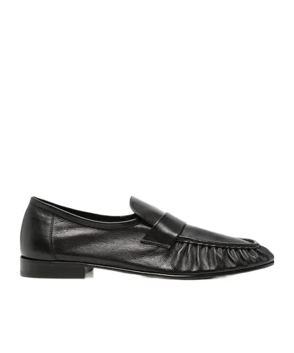 THE ROW Round-toe Loafers - Black