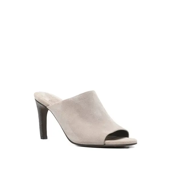 Brunello Cucinelli Peep-toe Heeled Sandals