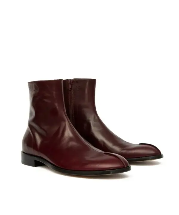 MAISON MARGIELA Round Toe Ankle Boots